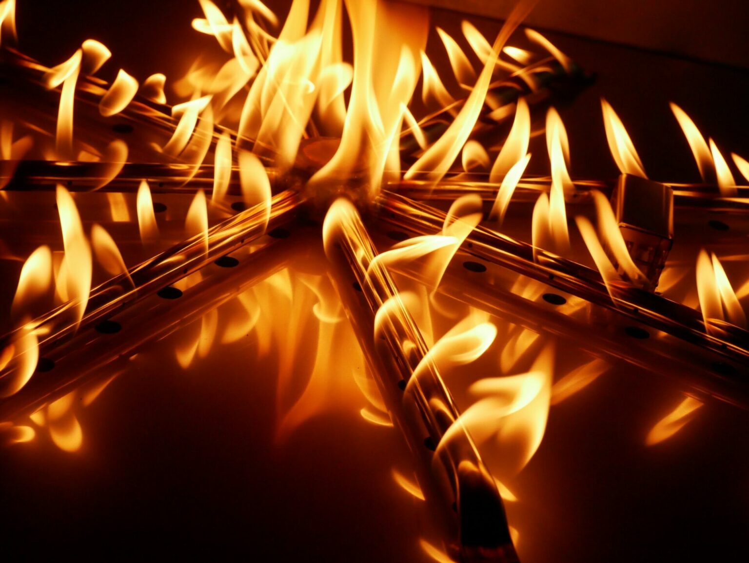 Round Gas Fire Pit Burner Kit - Brightstar Fires