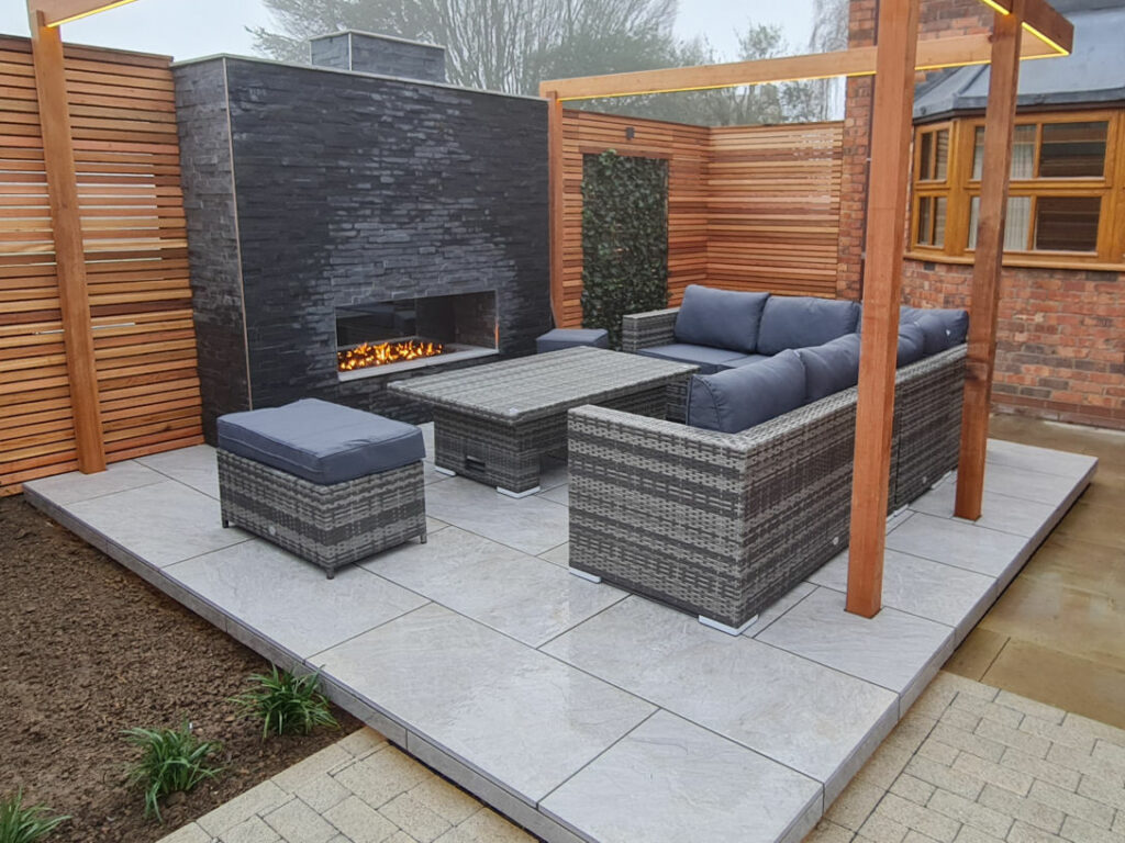 Outdoor Hole in the Wall Gas Fireplaces - Brightstar Fires